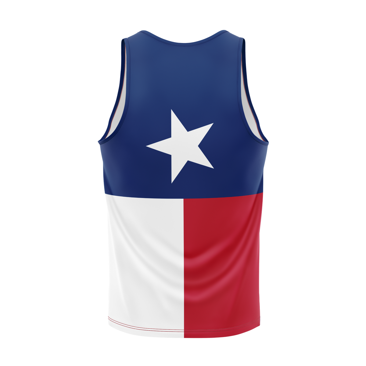 Texas Flag Full Back Performance Tank | BackHome.us